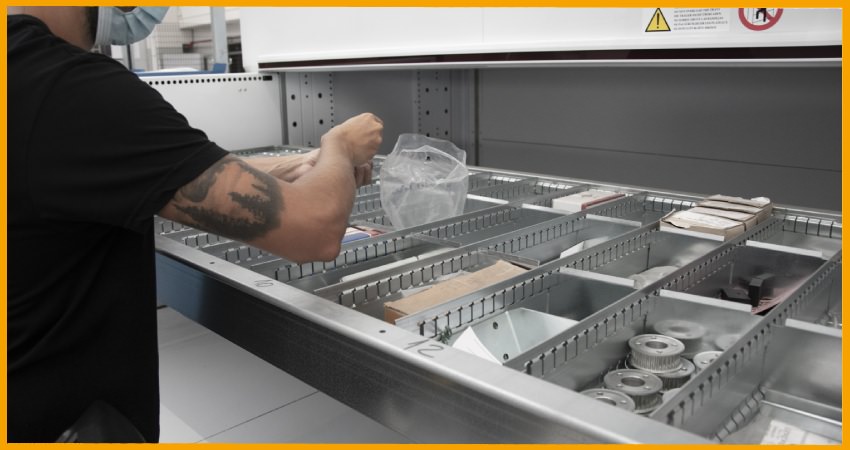Taking inventory with Modula automated vertical storage systems | Modula