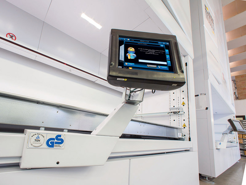 Sliding Consoles for Vertical Warehouses | Modula